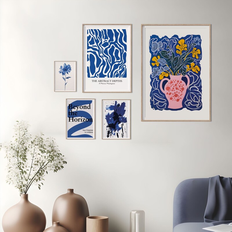 Blue Posters - Etsy