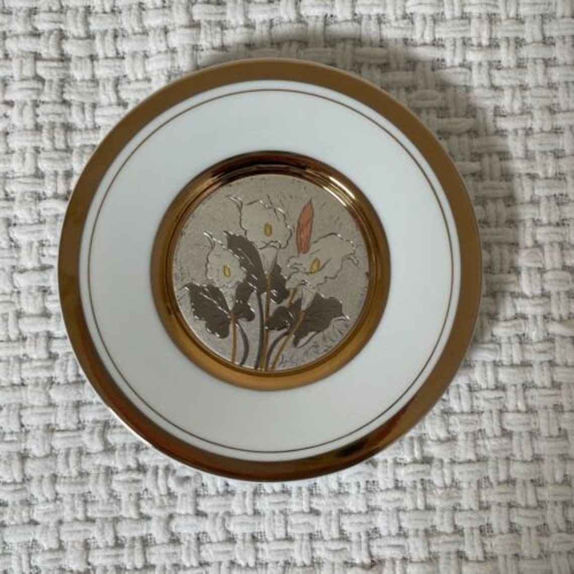 Vintage 24k Gold the Art of Chokin Gold Edged Samurai Plates Set of 5 ...