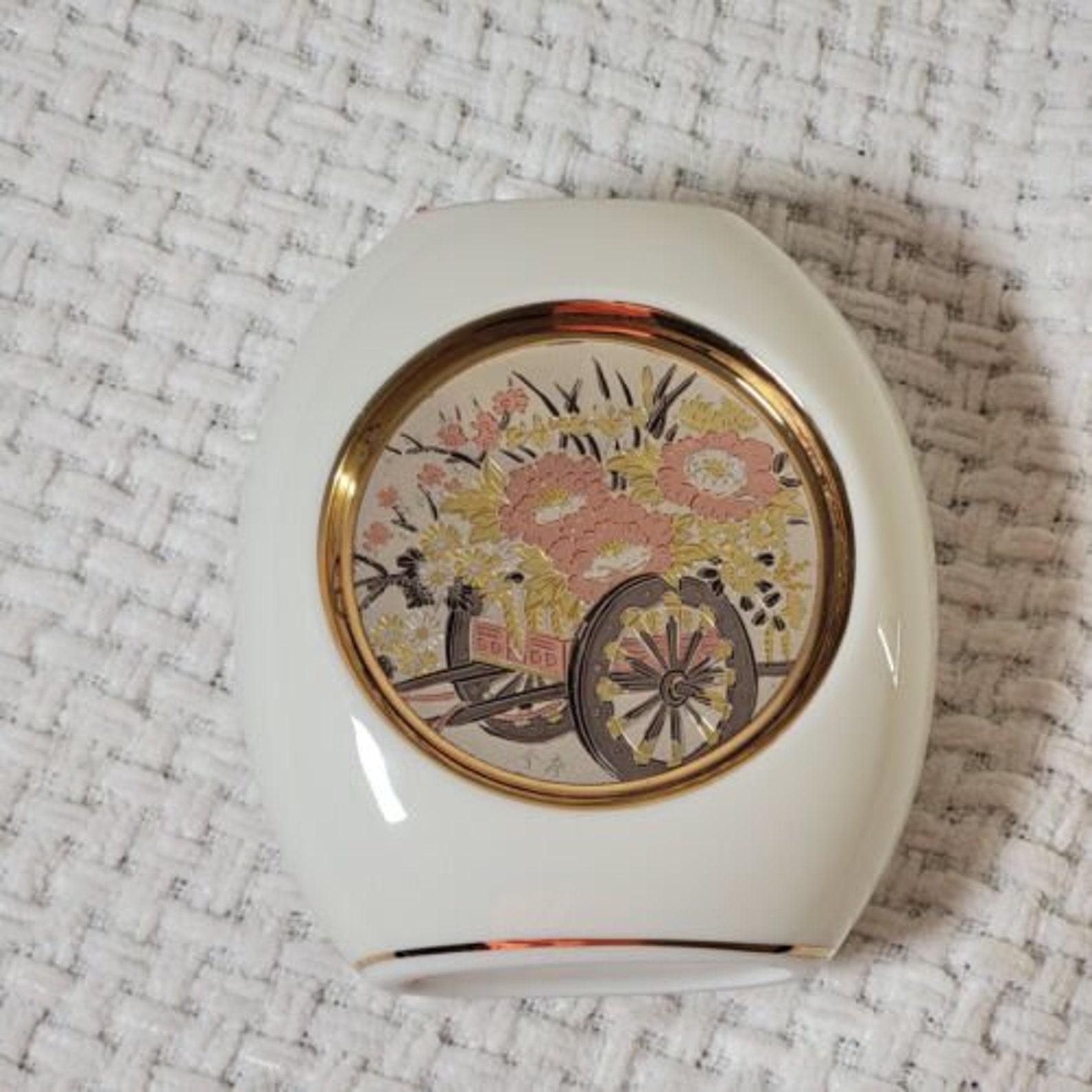 Vintage 24k Gold the Art of Chokin Gold Edged Samurai Plates Set of 5 ...