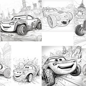 Speedy Sprouts' Speedway / Cars Coloring Book / Coloring Pages Cars ...