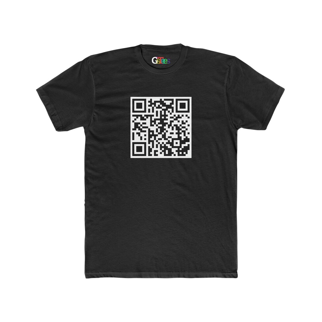 Rick-roll QR - T-shirt - Etsy