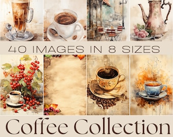 Coffee Ephemera Digital Download - Etsy