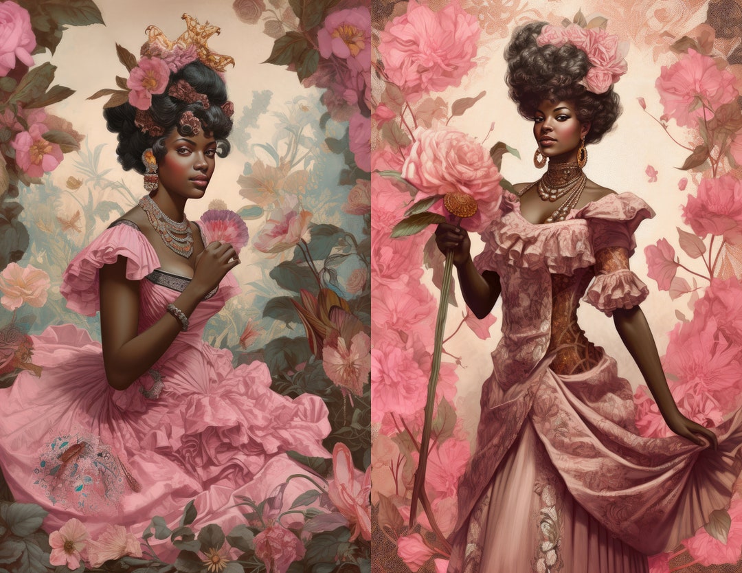 Pretty in Pink Journaling Ephemera | Glamourous Vintage Black Women ...