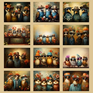 KOOKY CHARACTERS Mega Bundle of 100+ Printable Designs for Card Making ...