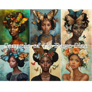 Earth Goddesses | Diverse Journaling Papers, ATC Cards, Digital Paper ...