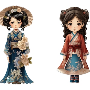PAPER DOLLS | Diverse Fussy Cut Dolls, Stickers, Printable Junk Journal ...