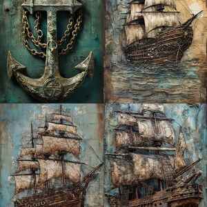 Pirate Carvings Printable Papers | Steampunk Journal Covers (digital ...