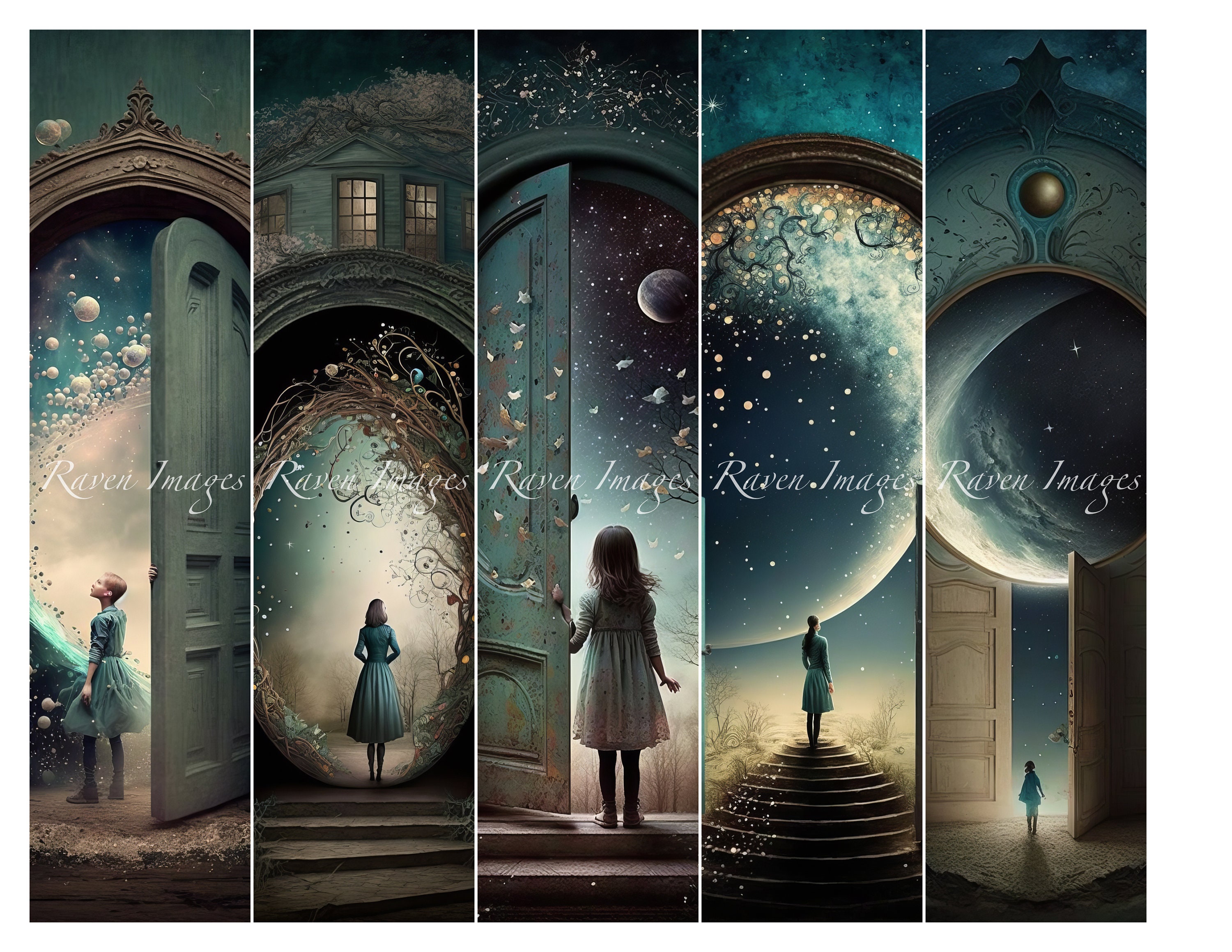 MAGICAL PORTALS, Instant Download, Paper Crafts, Printable Journaling ...