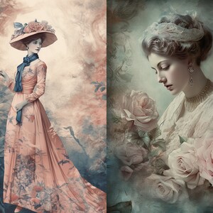 PRETTY in PINK Set 2 | Journaling Papers, ATC Cards, Printable ...