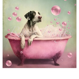 BATHTUB DOGS SET, Journaling Papers, Printables, Printable Journaling ...