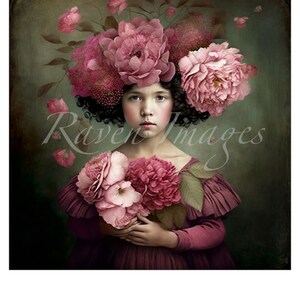 PINK PORTRAITS SET | Junk Journaling Supplies, Square, Digital Paper ...