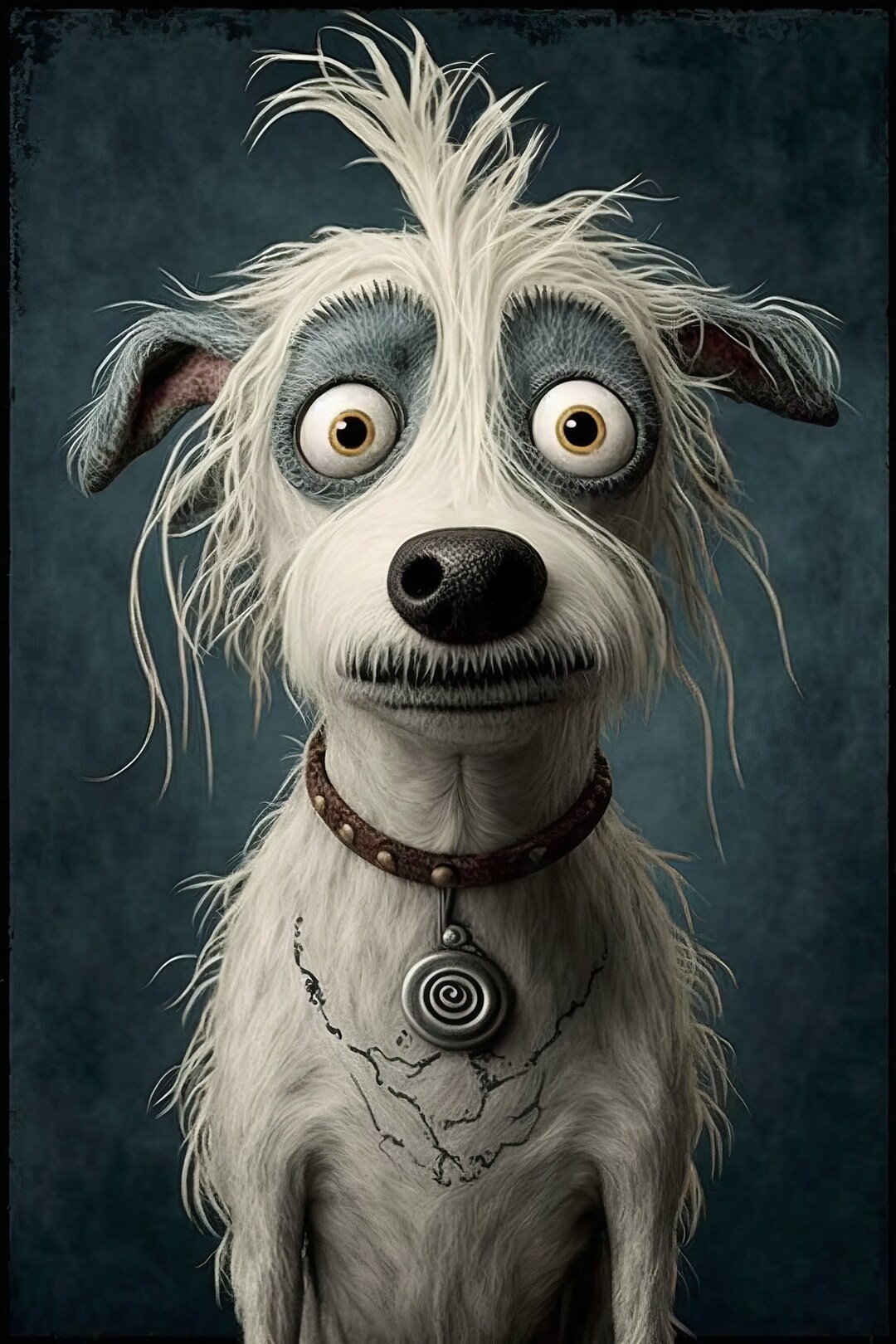 TIM BURTON Style Cats and Dogs Journaling Papers, ATC Cards, Digital ...