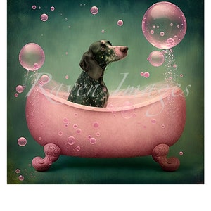 BATHTUB DOGS SET, Journaling Papers, Printables, Printable Journaling ...