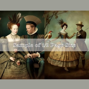 Shakespearean Scenes | Journaling Papers, Wall Art, ATC Cards, Digital ...