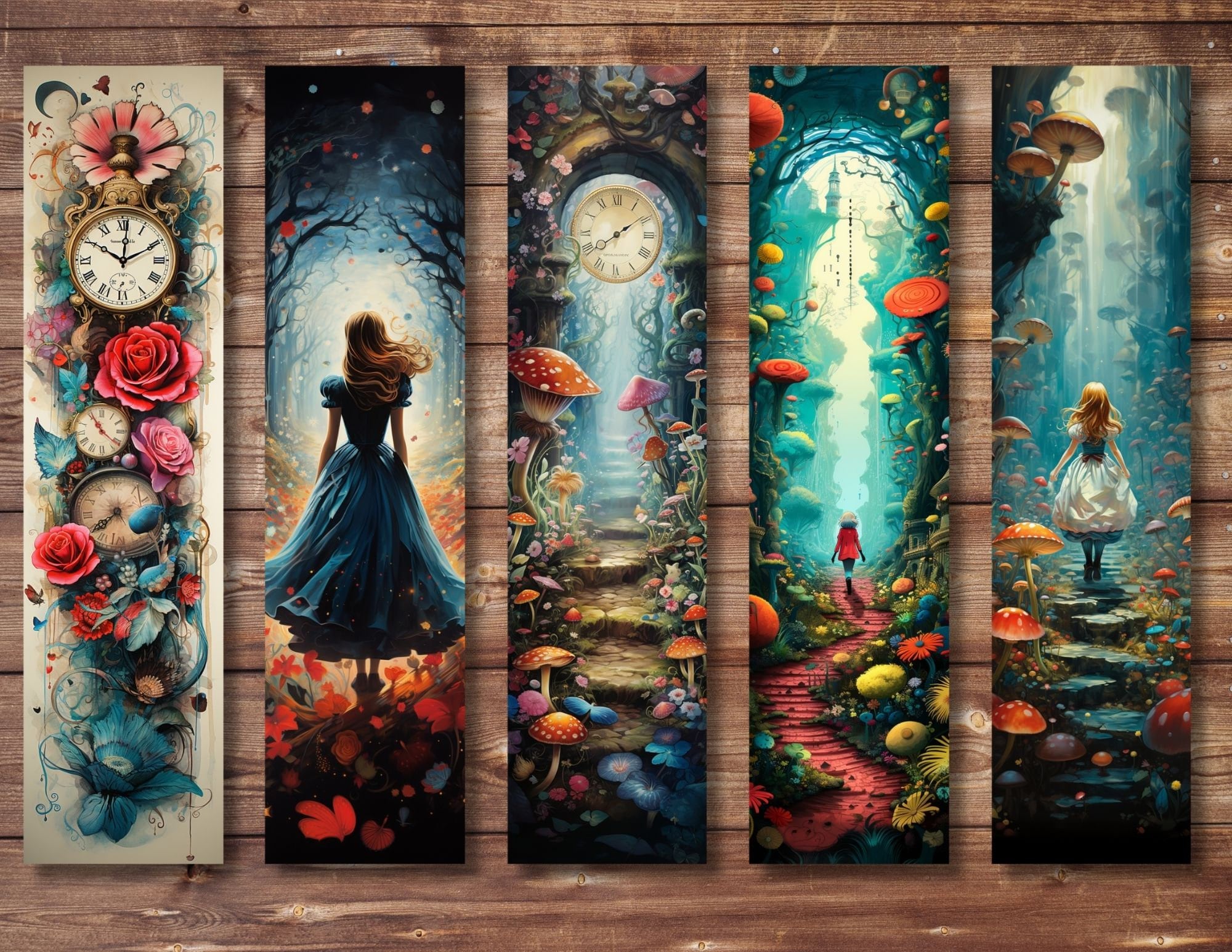 Alice in Wonderland BOOKMARKS | Printable Bookmarks, Teacher Supplies ...