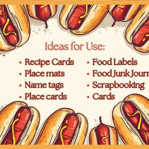 MEGA BUNDLE FOOD Themed Set of 100 Designs, Recipe Cards, Cookbook ...
