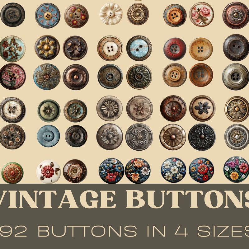Vintage Buttons - Etsy