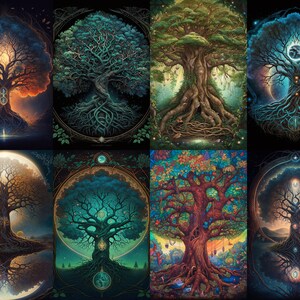 YGGDRASIL ~ TREE of LIFE | Norse Mythology, Instant Download, Digital ...