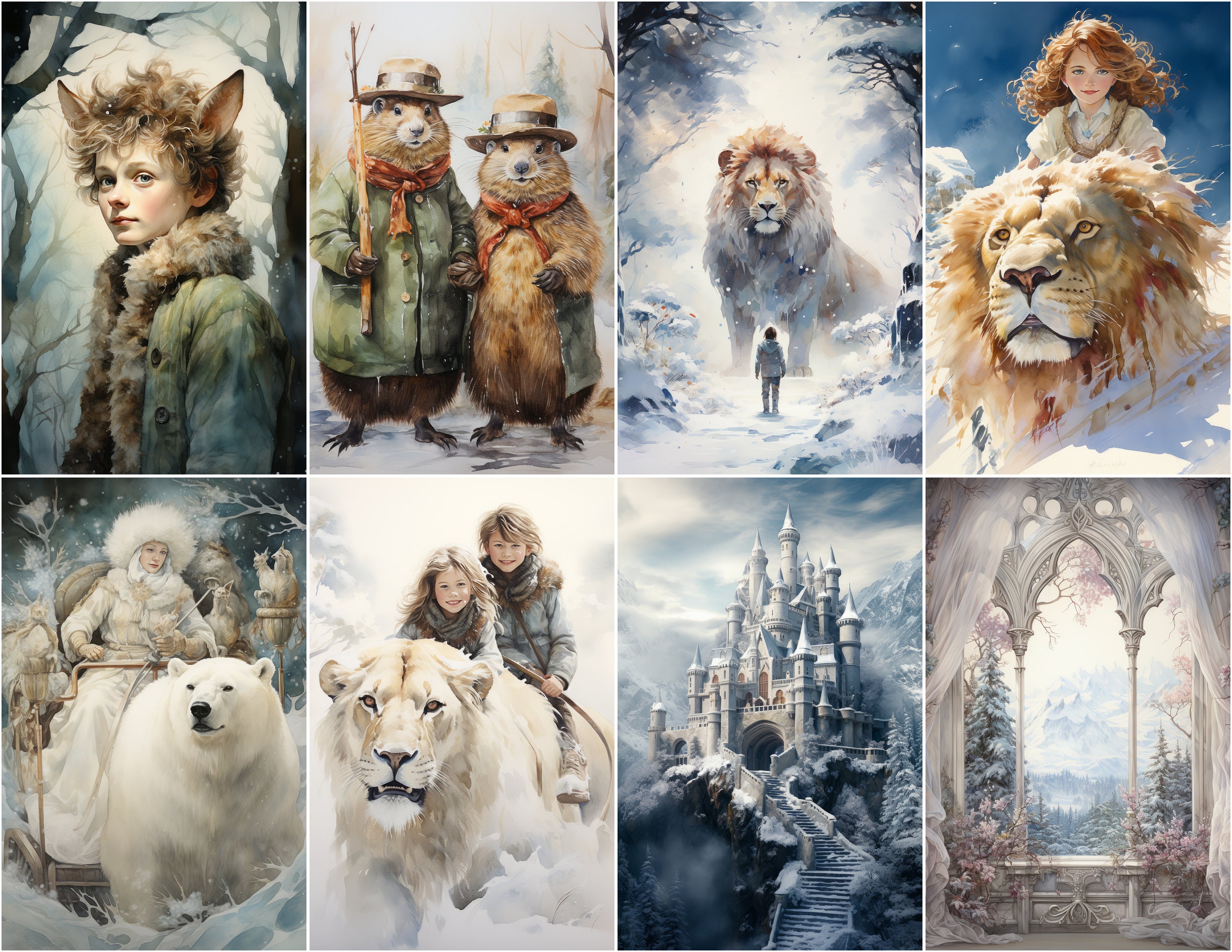 NARNIA | CS LEWIS, Lion, Witch and the Wardrobe Journaling Papers ...