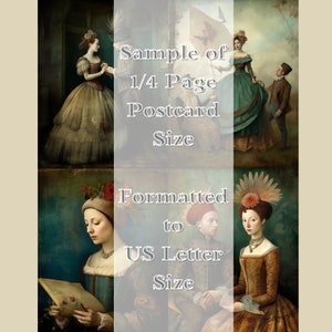 Shakespearean Scenes | Journaling Papers, Wall Art, ATC Cards, Digital ...