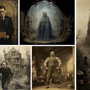 VINTAGE GOTHIC KIT | Over 275 Individual Gothic Elements, Over 60 ...