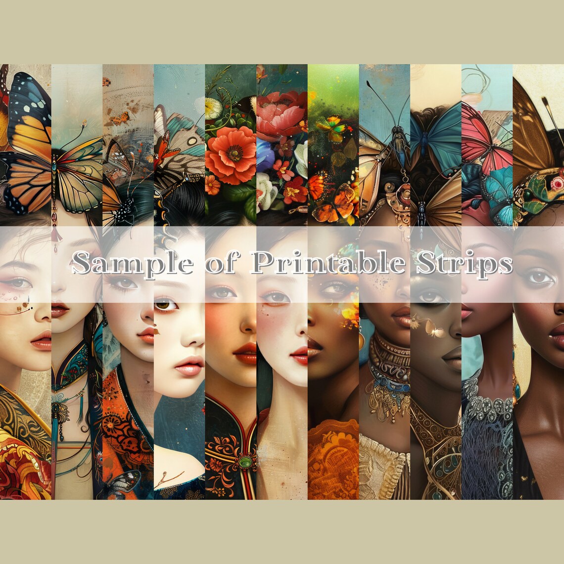 Earth Goddesses Journaling Papers | Printable ATC Cards (digital ...