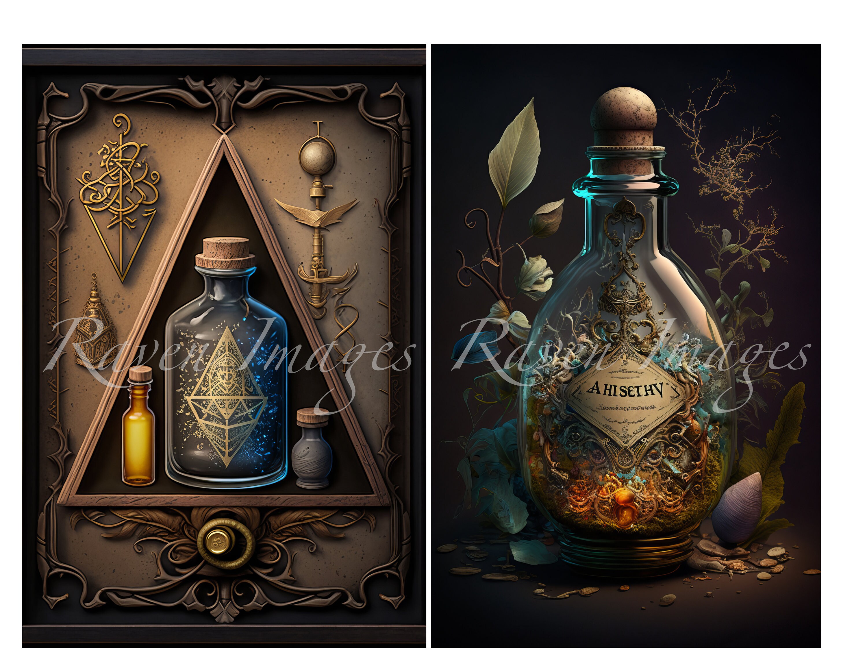 APOTHECARY Kit Journaling Papers DIY Kit Printable - Etsy