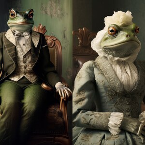 FANCY FROGS SET | Journaling Papers, Digital Paper, Printable Journaling Cards, Digital Download ...