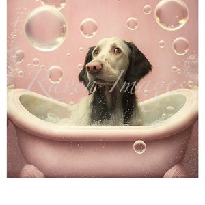 BATHTUB DOGS SET, Journaling Papers, Printables, Printable Journaling ...