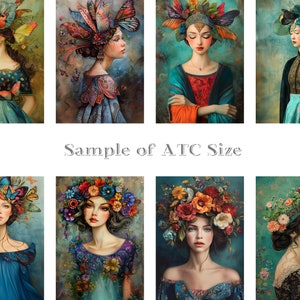 Earth Goddesses Journaling Papers | Printable ATC Cards (digital ...