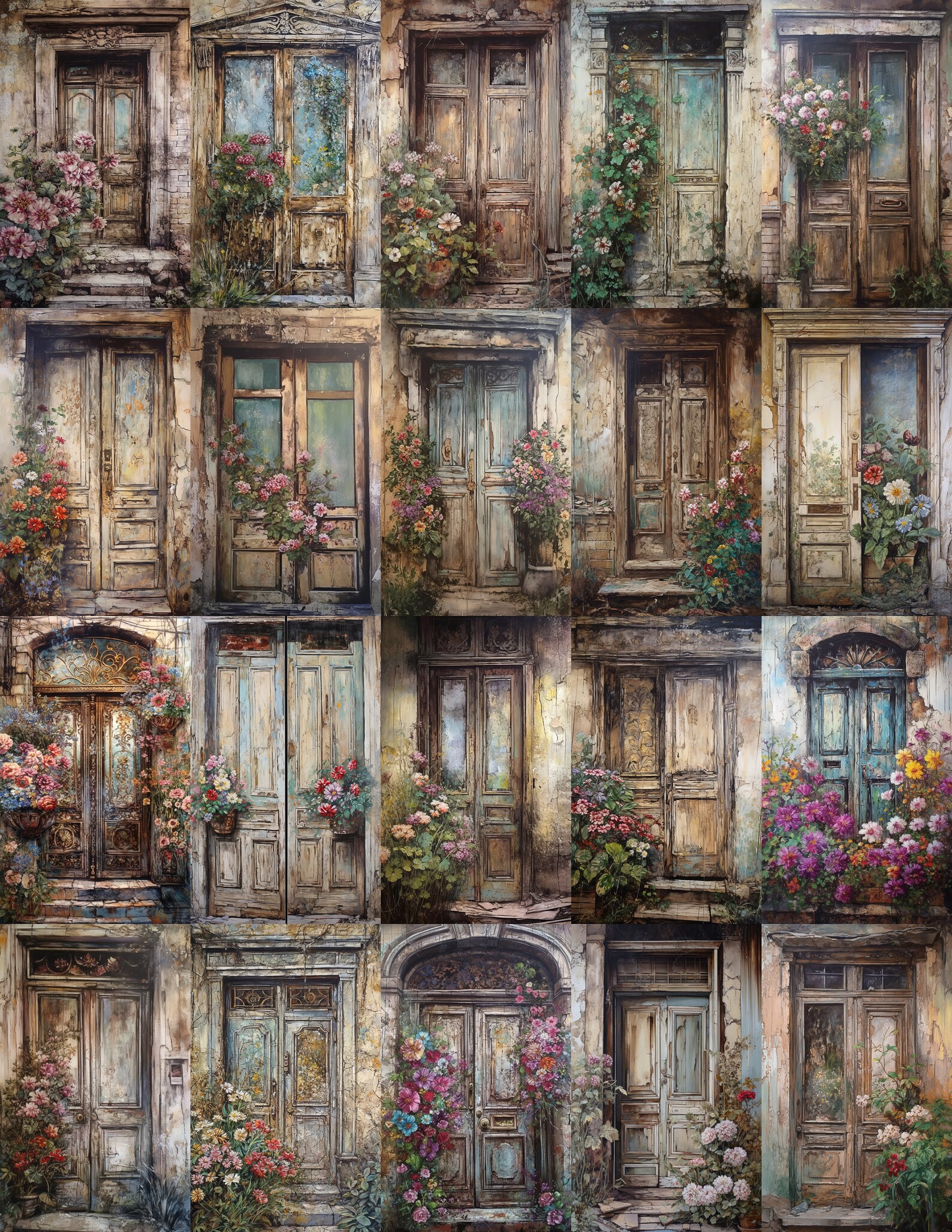 RUSTIC DOORS | Junk Journal Supplies, Crafting Papers, Ephemera ...
