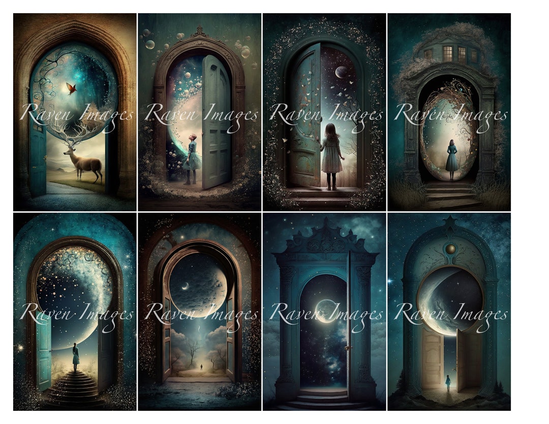 MAGICAL PORTALS, Instant Download, Paper Crafts, Printable Journaling ...
