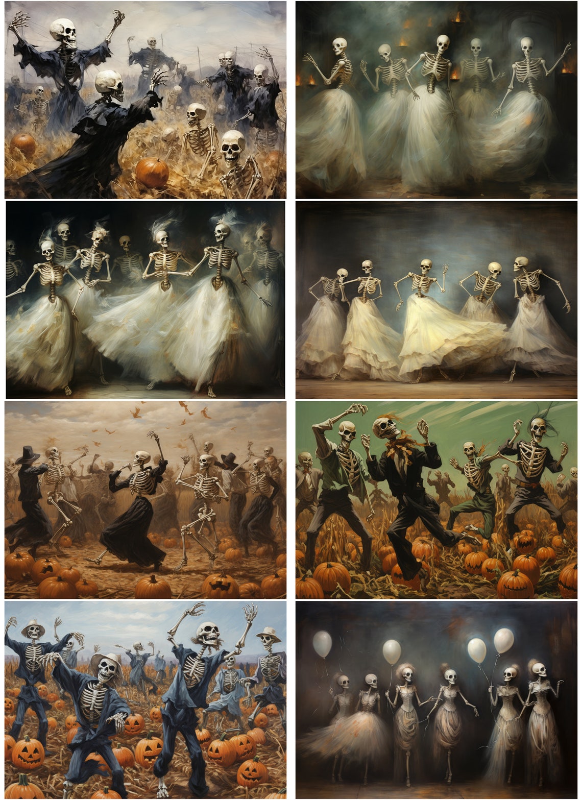 DANSE MACABRE | Fine Art Dancing Skeleton Images, ATC Cards, Digital ...