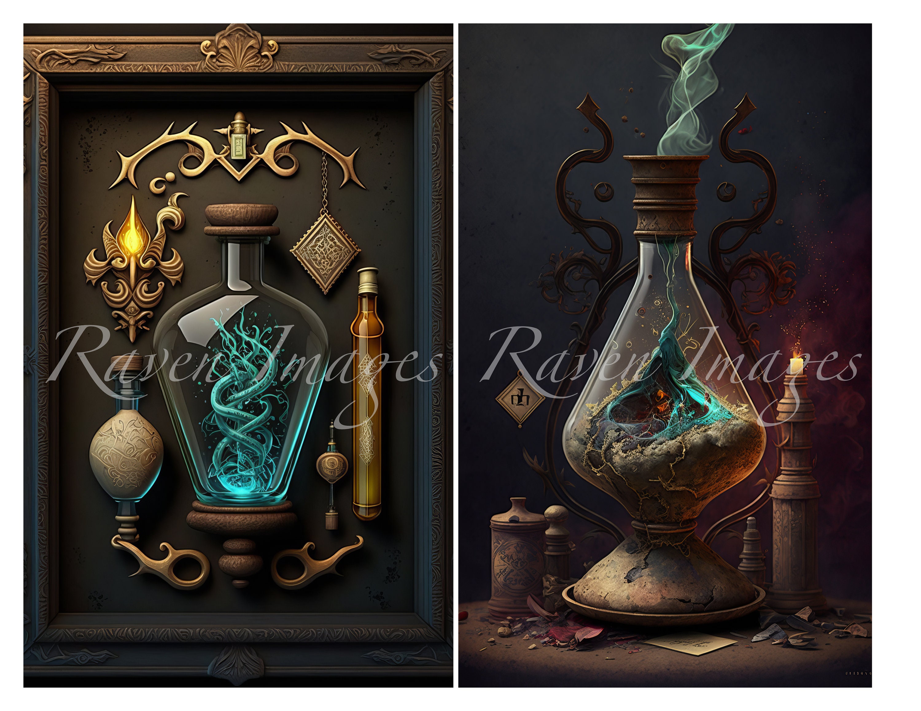 APOTHECARY Kit Journaling Papers DIY Kit Printable - Etsy