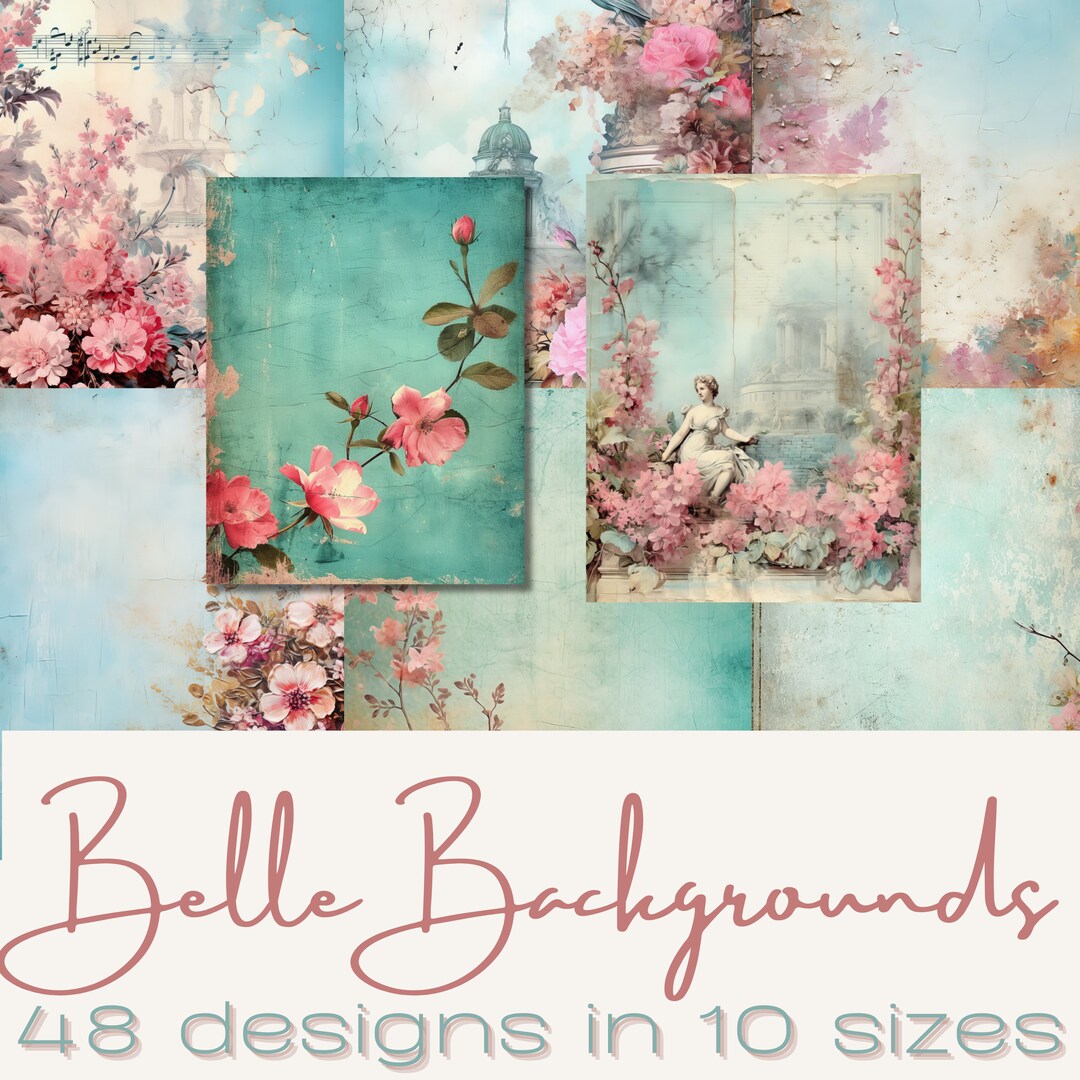 BELLE Backgrounds | Beautiful French Style Multi-media Journaling ...