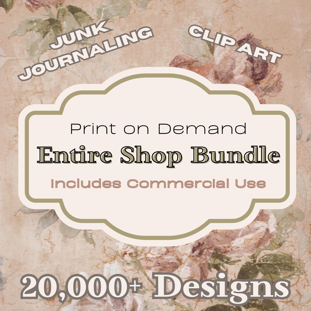 ENTIRE SHOP PASS | Most Diverse Lifetime Pass on Etsy! High Quality ...