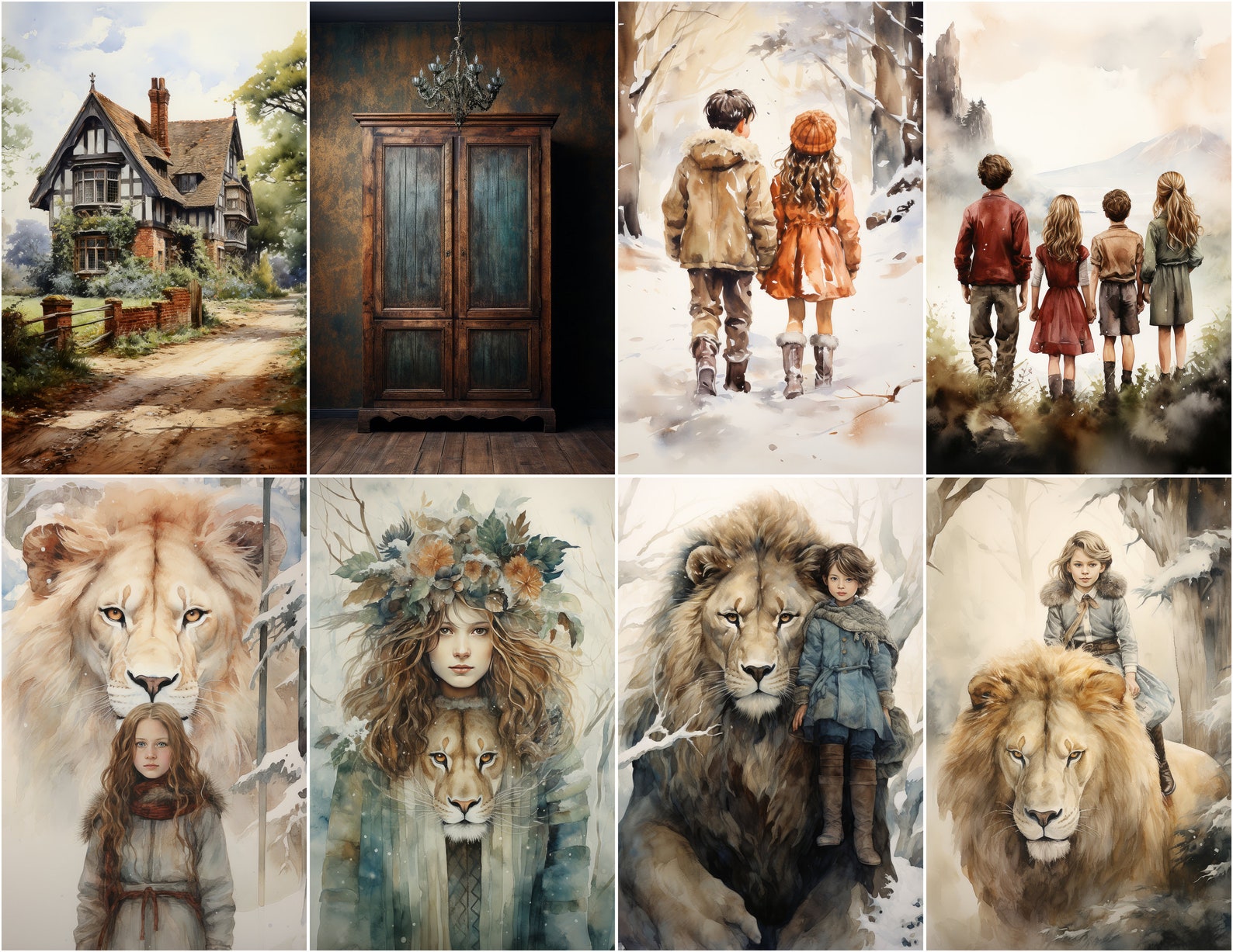 NARNIA | CS LEWIS, Lion, Witch and the Wardrobe Journaling Papers ...