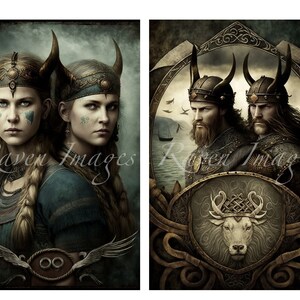 Viking Printable Cards, Ephemera for Journaling (digital Download) - Etsy