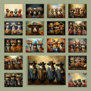 KOOKY CHARACTERS Mega Bundle of 100+ Printable Designs for Card Making ...