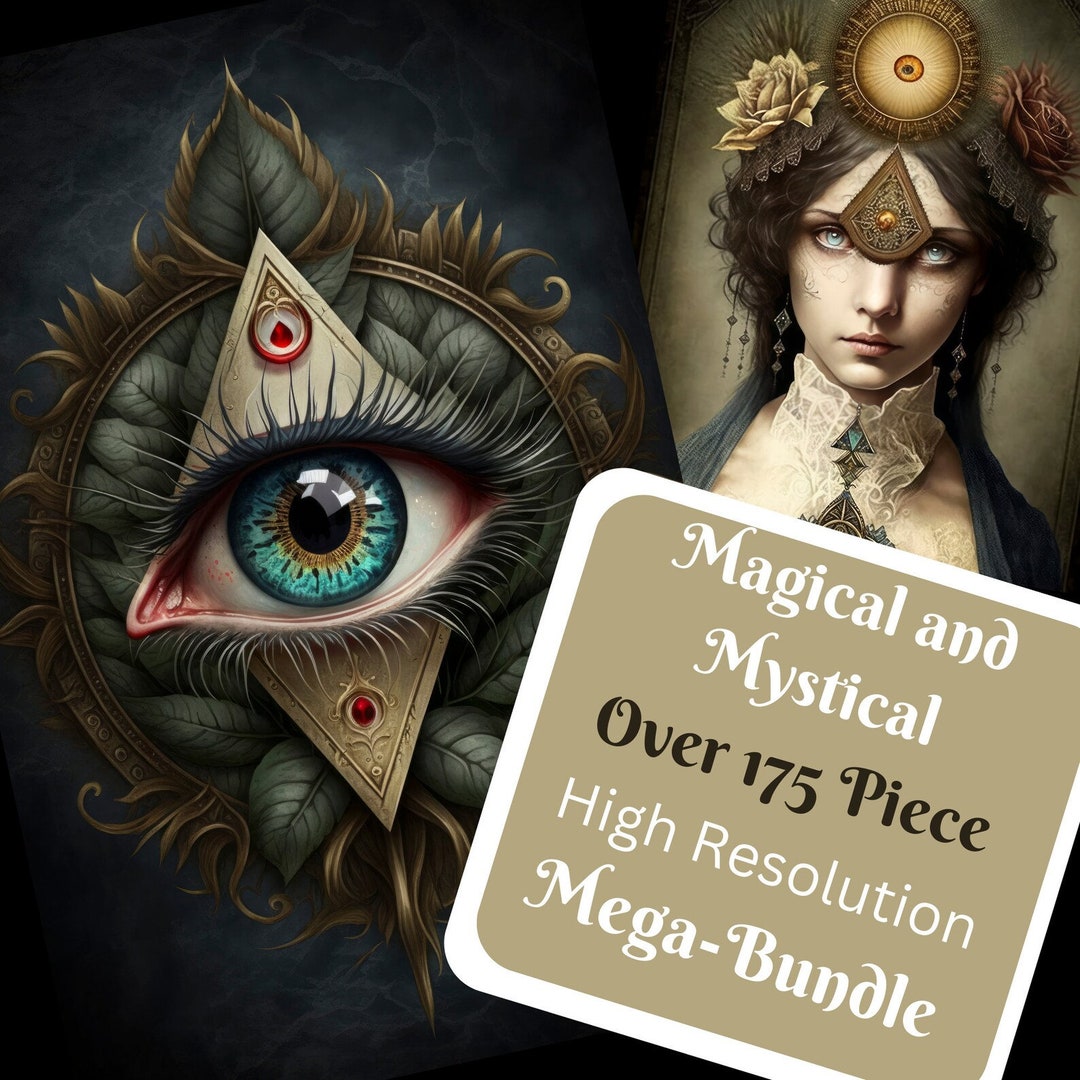 MYSTIC & MAGICAL Mega Bundle | High Resolution, Wall Art Printable ...