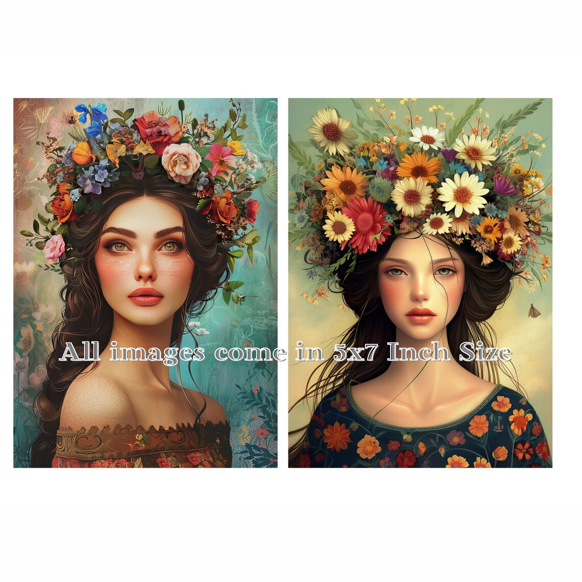 Earth Goddesses Journaling Papers | Printable ATC Cards (digital ...