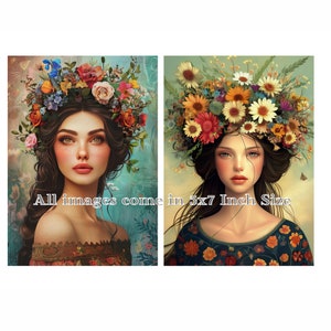 Earth Goddesses Journaling Papers | Printable ATC Cards (digital ...