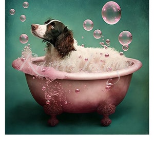 BATHTUB DOGS SET, Journaling Papers, Printables, Printable Journaling ...