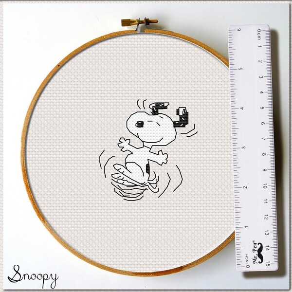 Snoopy Embroidery - Etsy
