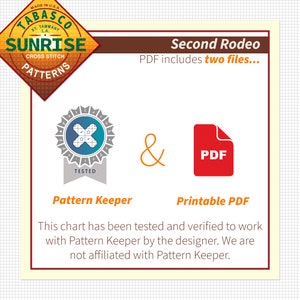 Don't Worry This is My Second Rodeo- Cross Stitch Pattern - Cross ...