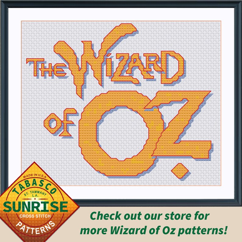 Emerald City - Cross Stitch Pattern - Cross Stitch PDF and Pattern ...