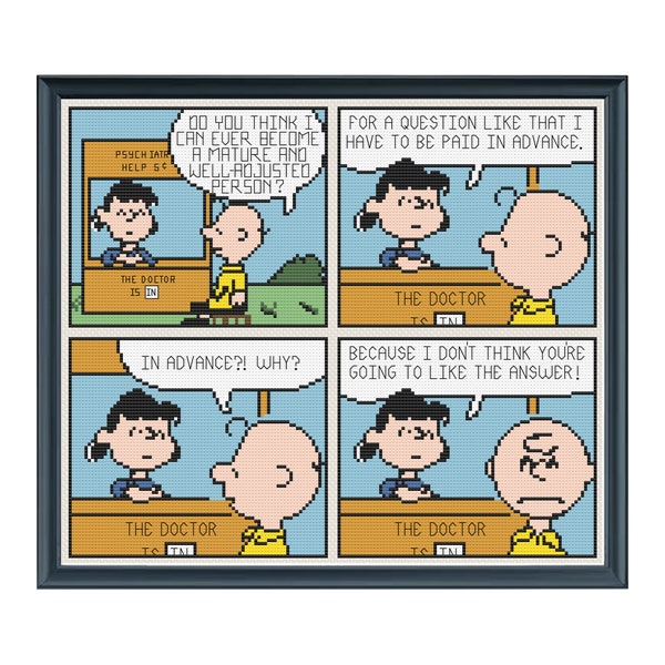 Peanuts Cross Stitch Pattern - Etsy