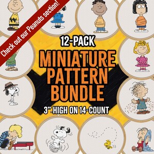 Peanuts Gang Cross Stitch Pattern | Sally, Linus, Franklin, Charlie ...