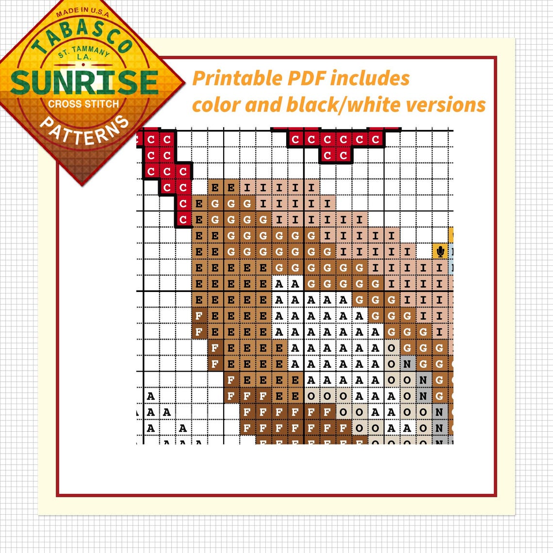 Rudolph the Red Nosed Reindeer Cross Stitch Pattern | Classic Christmas ...