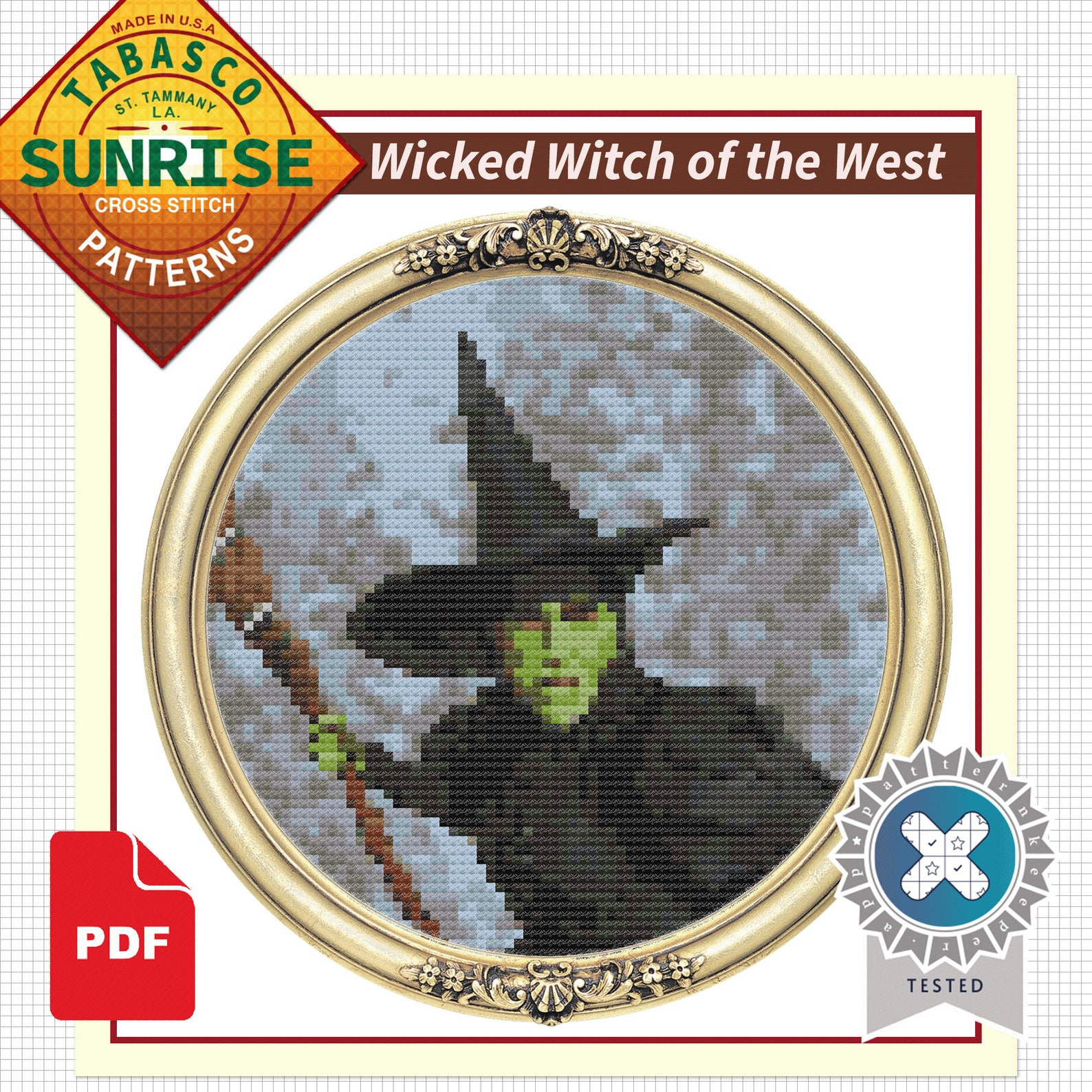 Wizard of Oz Bundle Cross Stitch Pattern Bundle | 8 Unique Designs ...